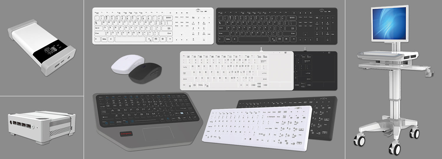 High Quality Waterproof Washable Keyboard and Workstation Carts – JoPak ...